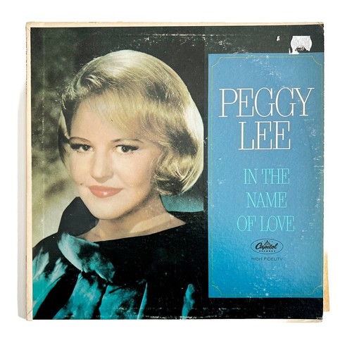 Peggy Lee In The Name Of Love Vinyl Record 1960s 33 12" Vocal Pop VRF8 ...