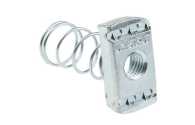 Spring Strut Nut M12 LONG Spring Zinc Plated Zebs 400pcs Unistrut ...