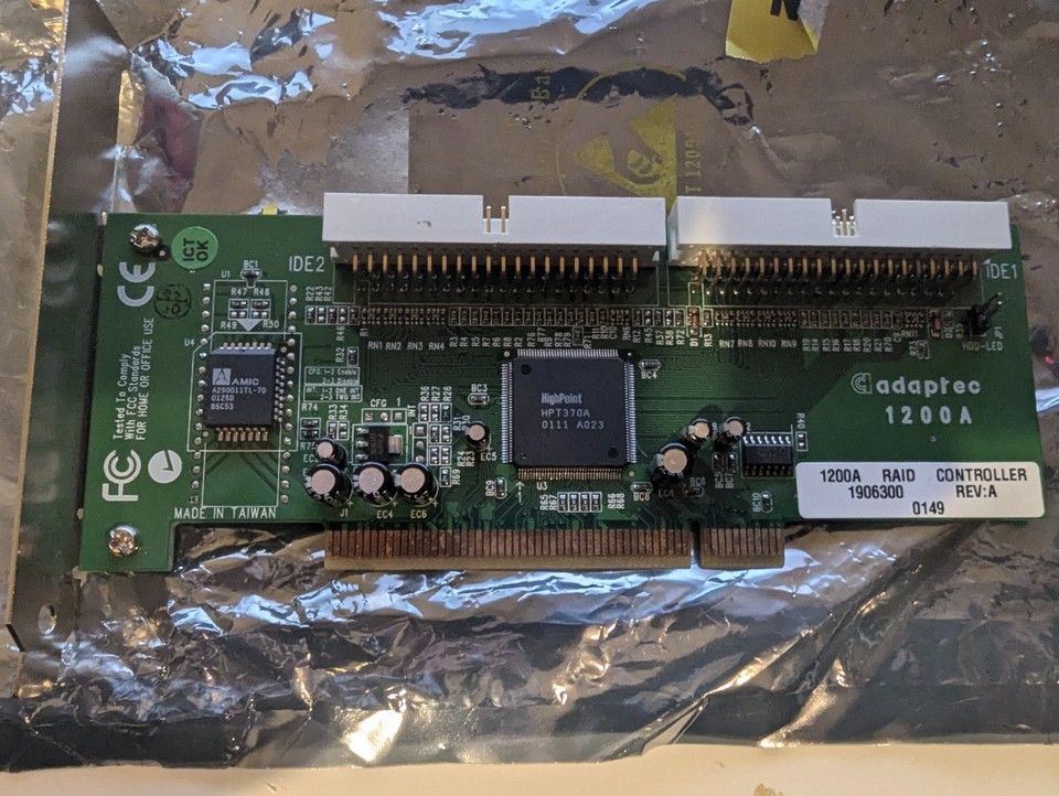 Adaptec 1200A 1906300 Rev A Raid Controller | eBay