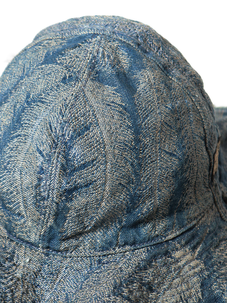 Kapital 12oz Magpie Denim Radio Tulip HAT Indigo Dark Kapital 12oz Magpie Denim Radio Tulip HAT Indigo Dark