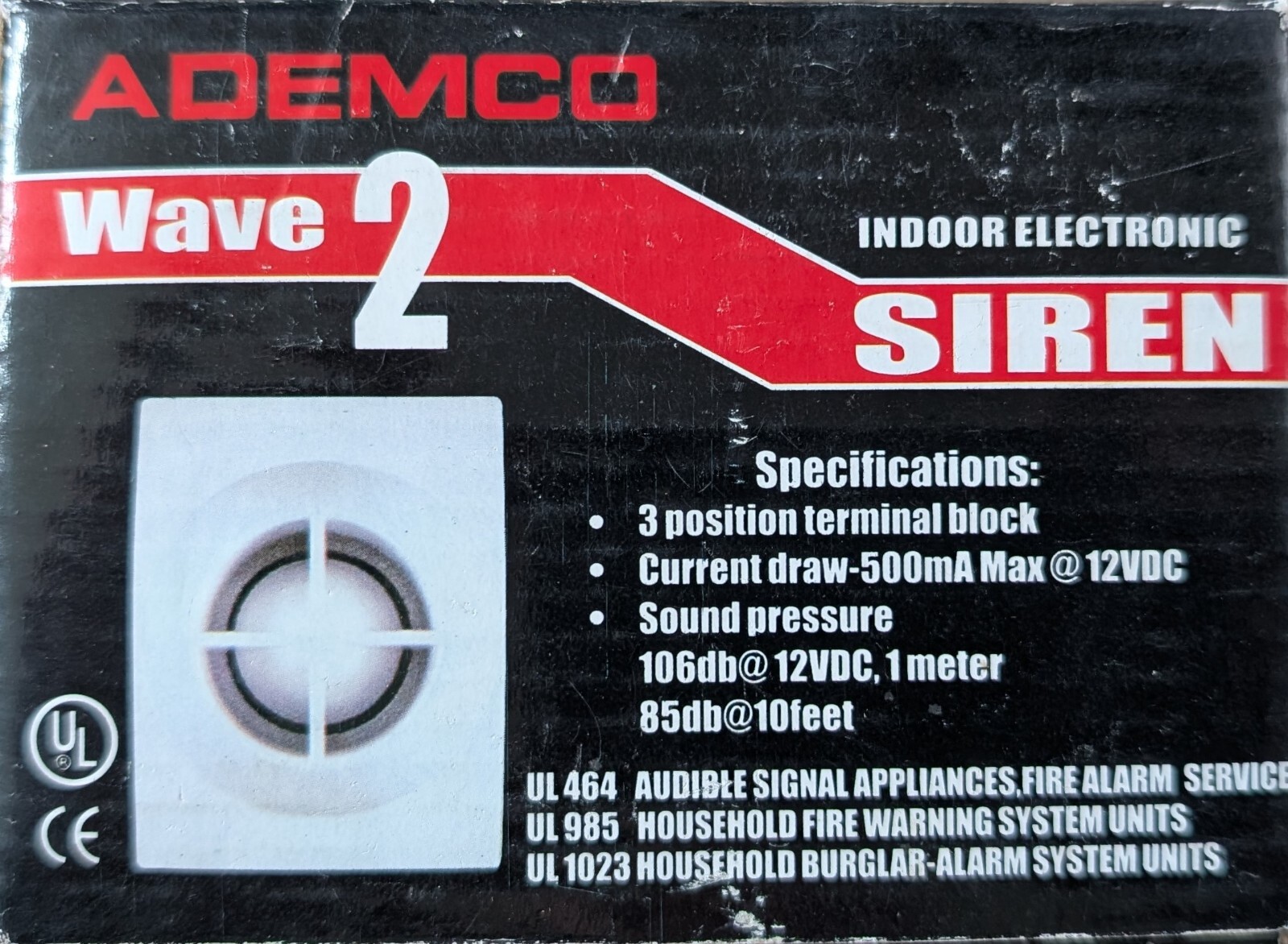 ADEMCO Wave 2 Siren 106db Electronic Siren - Many Available - SAME DAY ...