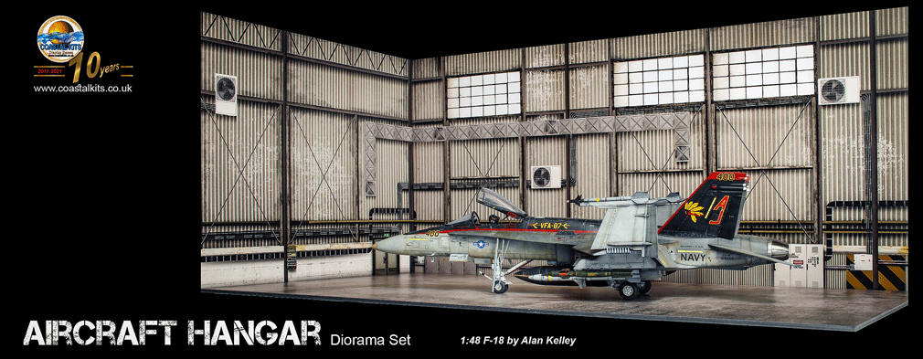 Coastal Kits 1:48 Scale Hangar Diorama Set | eBay