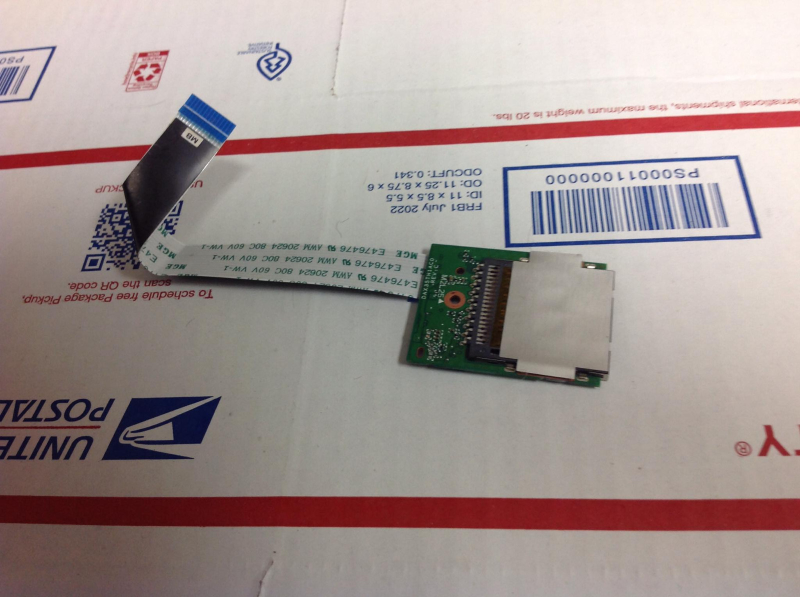 HP SPECTRE X360 15-CH 15T-CH LAPTOP CARD READER I/O BOARD WITH CABLE ...