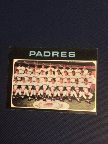 1971 Topps San Diego Padres Team Card READ! | eBay