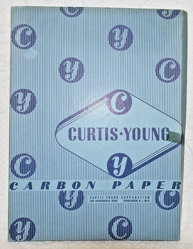 Curtis-Young Carbon Paper 87 Pieces Hard Black Lightweight Copies ...
