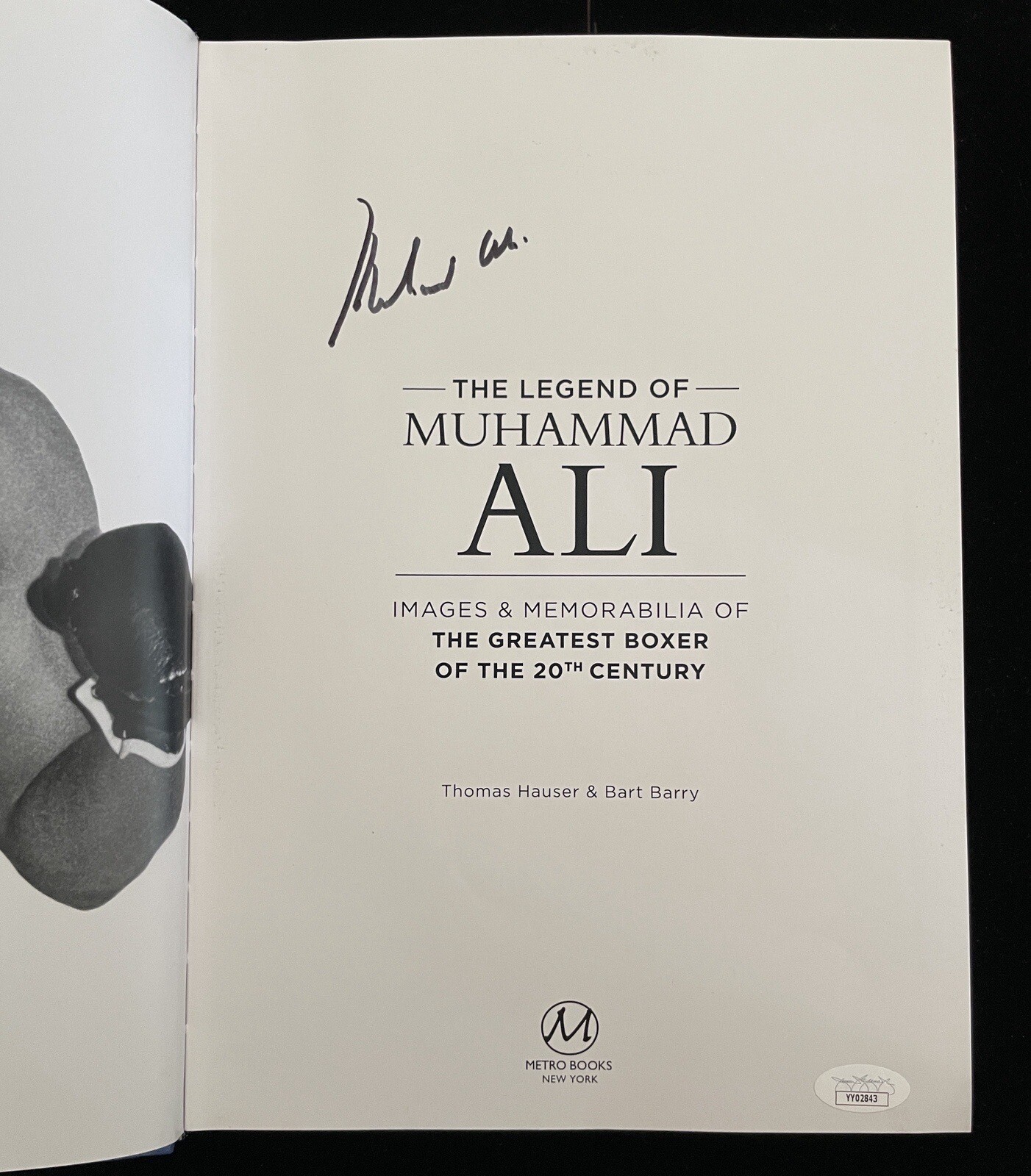 Muhammad Ali Signed Book The Legends Of Muhammad Ali JSA LOA Boxing ...