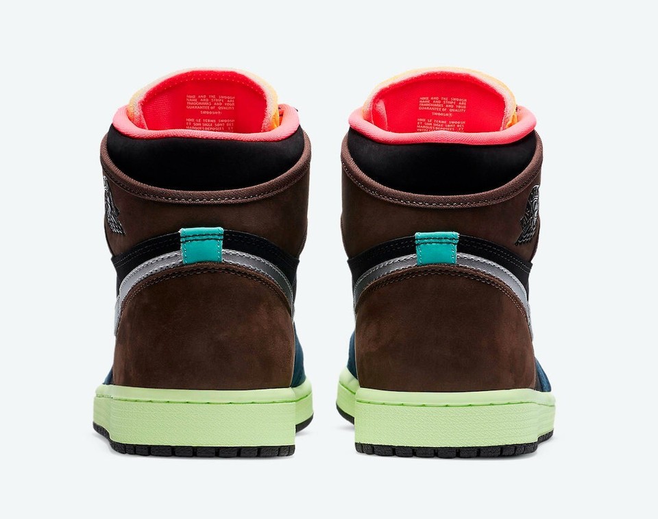 Air Jordan 1 Retro High Tokyo Bio Hack 2020 555088-201 Men's Size 9.5 ...