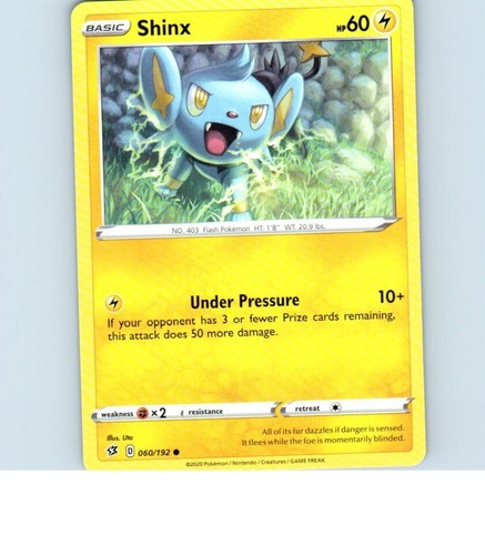 2020 Shinx 060/192 Pokemon Card | eBay