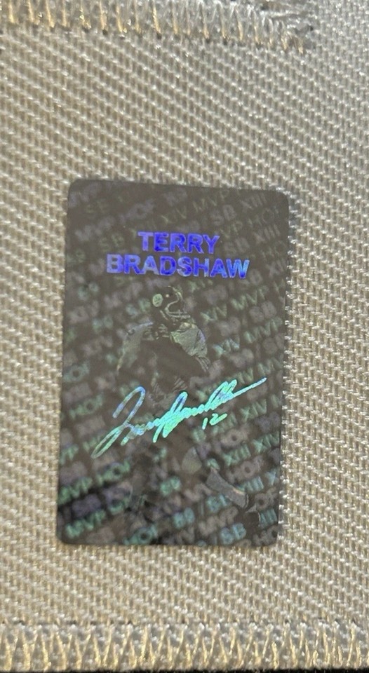 Terry Bradshaw Signed Steelers Jersey Autograph #12 Pittsburgh HOF QB ...