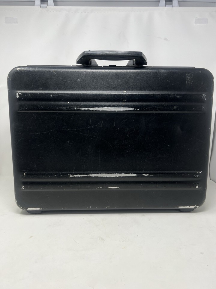 ZERO HALLIBURTON Attache Case Briefcase BLACK | eBay