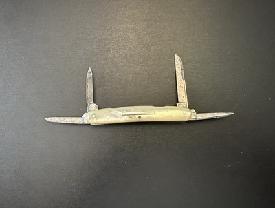 Private Listing. Vintage, IXL George Wostenholm, (4) Blade MOP Pocket ...