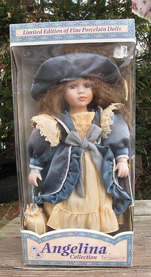Angelina Collection by Timeless Treasures 2001 Porcelain Victorian Doll ...