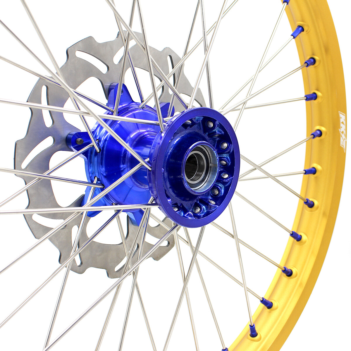 KKE 21-19" Cast Wheels Rims Fit Yamaha YZ125/250 1999 YZ250F/450F 2003 ...