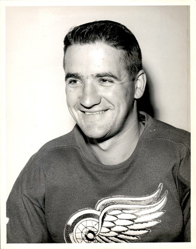 PF8 Original Photo GERRY MELNYK 1950s DETROIT RED WINGS CENTER CLASSIC ...