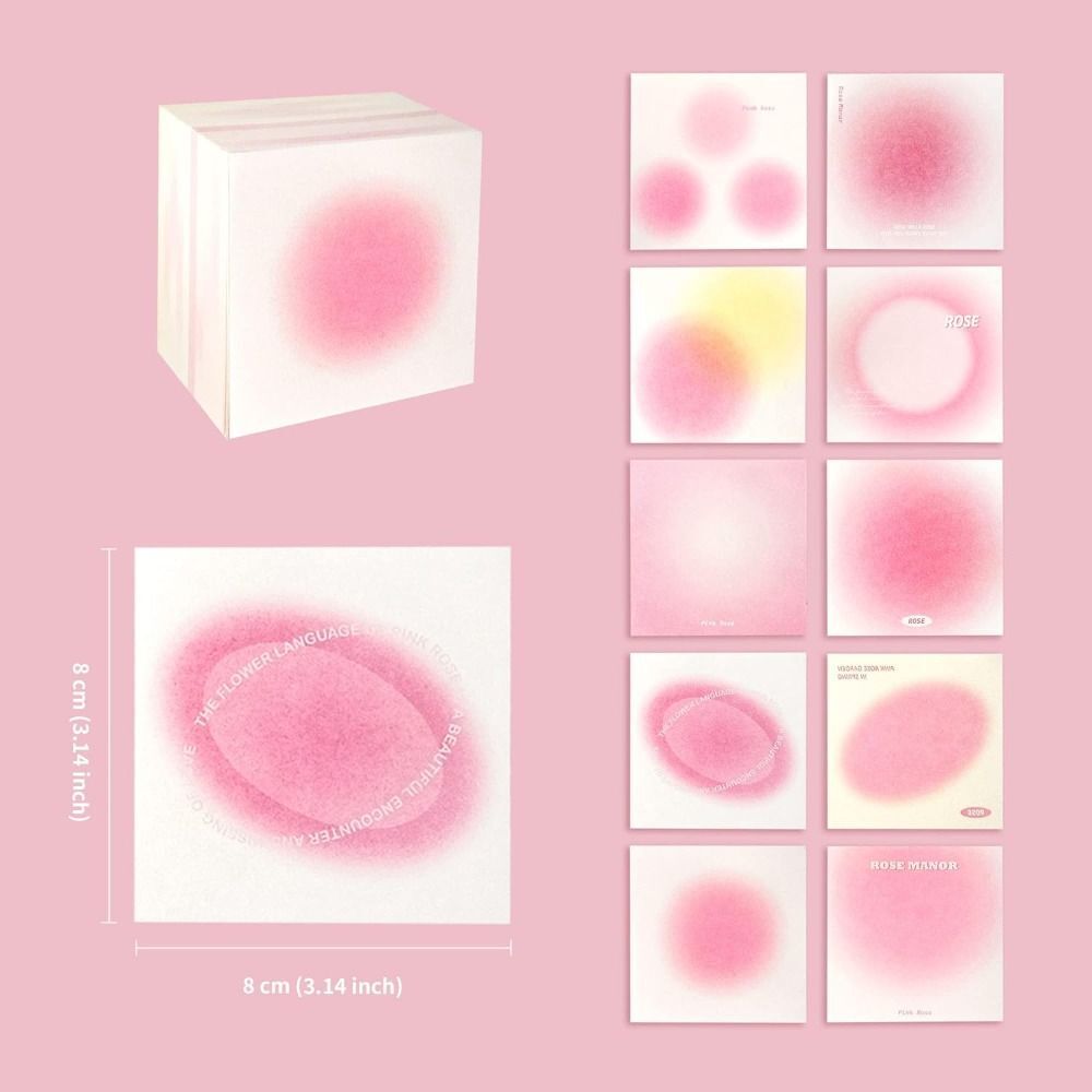 400 Sheets Paper (Green/pink)Color Paper Portable Non-Sticky Notes ...