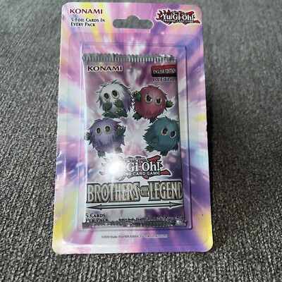 Yu-Gi-Oh! TCG, Brothers of Legend Blister Pack 1st Edition NEW & SEALED ...