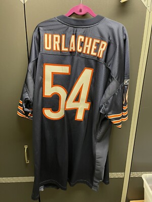 Brian Urlacher Vintage Reebok NFL Authentic Chicago Bears #54 Jersey ...
