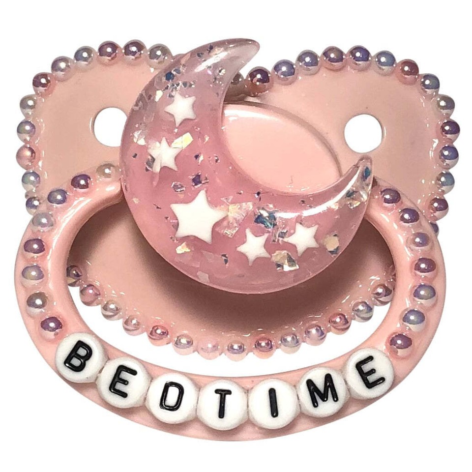 Baby Bear Pacis Adult Pacifier "Bedtime" Pink Adult Paci (DDLG/ABDL) | eBay