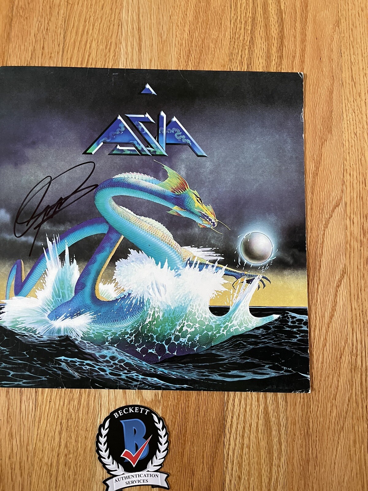 Geoff Downes Signed Asia Self Titled Debut Album Beckett | eBay