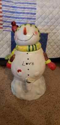 Oneida Debbie Taylor Karr Snowman Ceramic Beverage dispenser | eBay