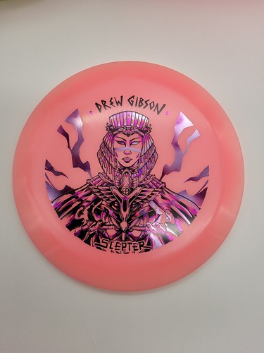 Infinite Discs C-blend Glow Scepter Drew Gibson disc golf pink 169g #4 ...