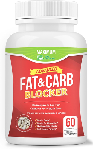 Maximum Slim Fat & Carb Blocker Pure Kidney Bean Extract for Weight ...