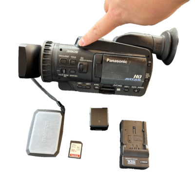 Panasonic AG-HMC40P HD Professional Camcorder + SD Card + Lens Hood ...