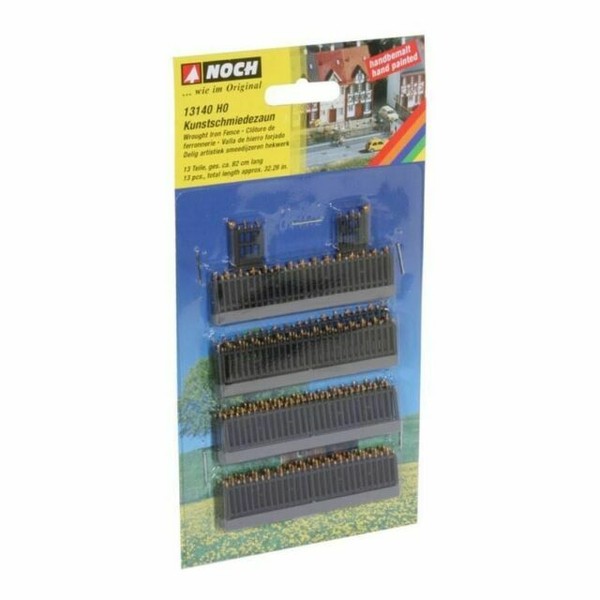 Noch 13140 Wrought Iron Fence H0 Scale Model Kit. for sale online | eBay