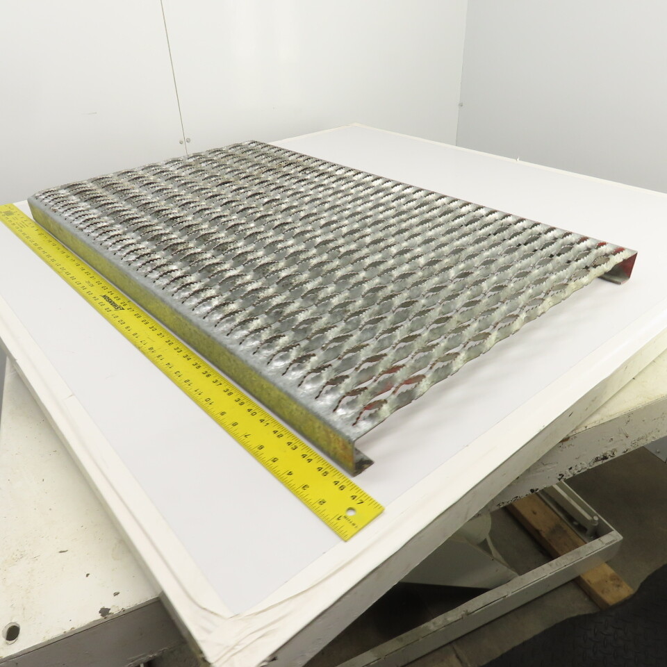 40" L x 24" W Expanded Metal Mesh Anti-Slip Stair & Work Area Safety ...