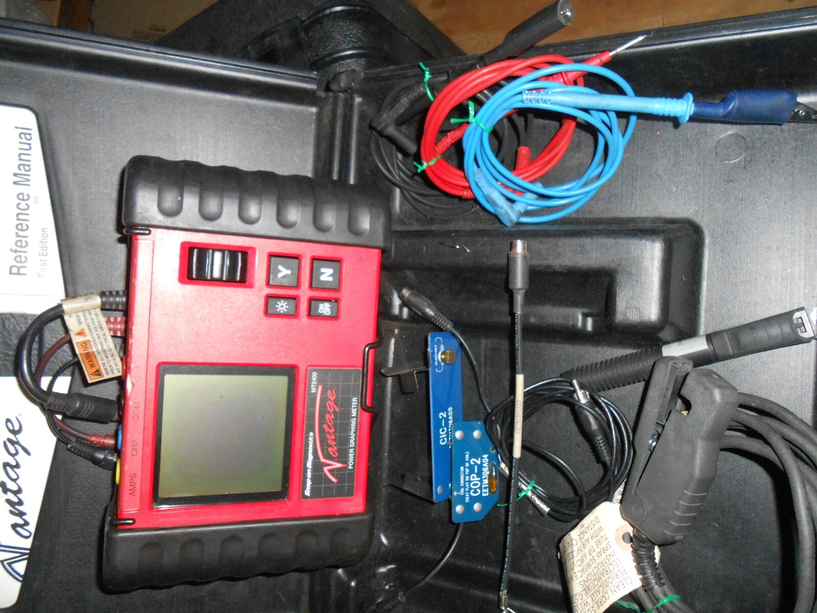 Snap On Vantage Power Graphing Meter w/KV Module & Extras Version 6.0