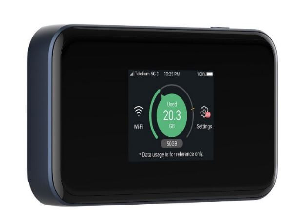 Vodafone Giga To Go 5G MiFi Spot (ZTE MU5001 B) - 3,43 Gbit/s + 5G LTE ...