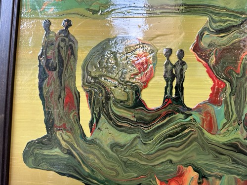 Wonderful Masterpiece By the late Haitian Legend Franck Etienne. 26”x18 ...