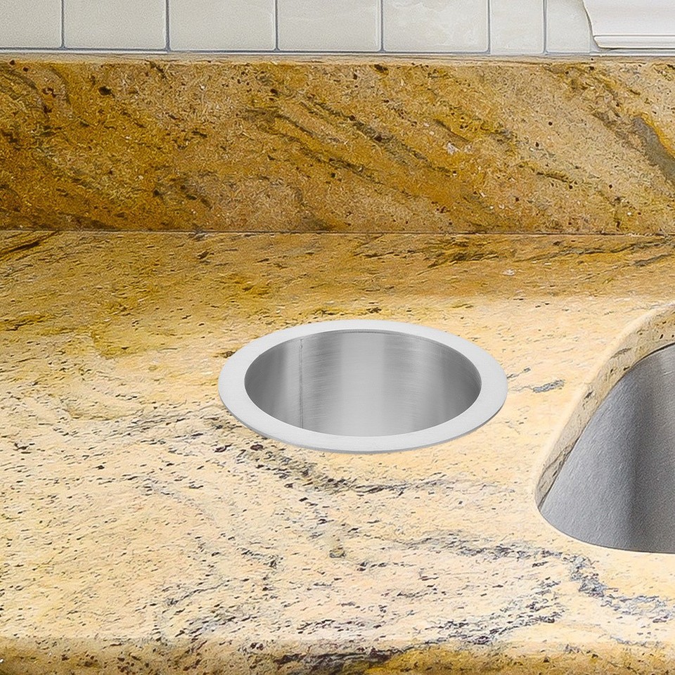 Stainless Steel Trash Chute Grommet Drop Kitchen Counter Grommets ...