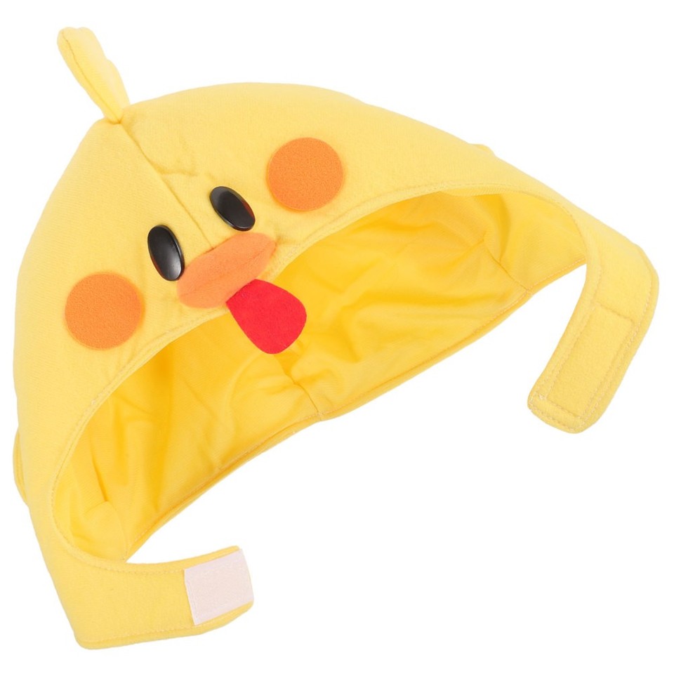 Chick Mask Hat Headgear Plush Animal Chicken Costume Graduation Hats ...