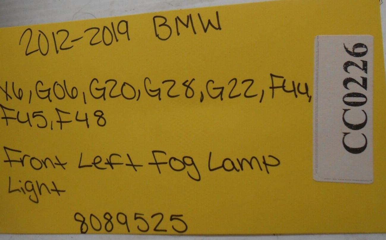 Genuine 12-19 BMW X6, G06, G20, G28, G22,Front Left Fog Light ...