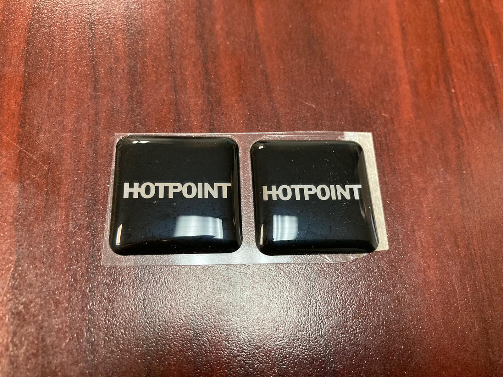 Hotpoint Nameplate Badge Emblem, Black version, OEM Brand New, Set of 2 ...