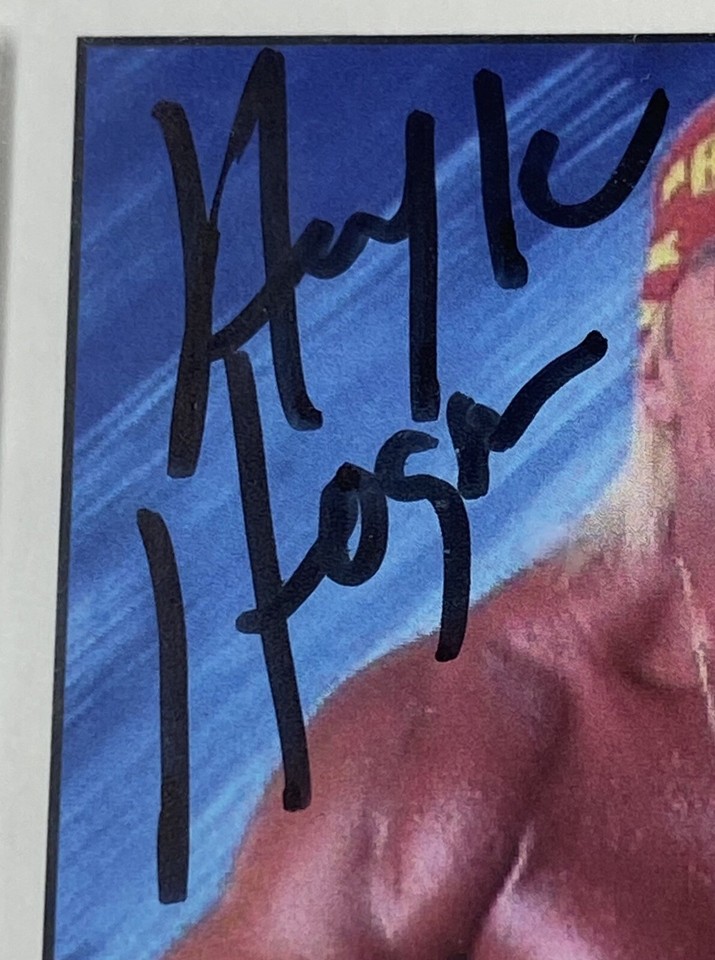 HULK HOGAN Signed 1985 Topps Reprint Card PSA Authentic Auto Wrestling ...