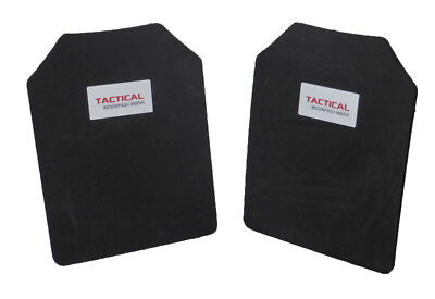 Tactical Scorpion Body Armor Plate Trauma Pads Backers Pair 10mm 11x14 ...