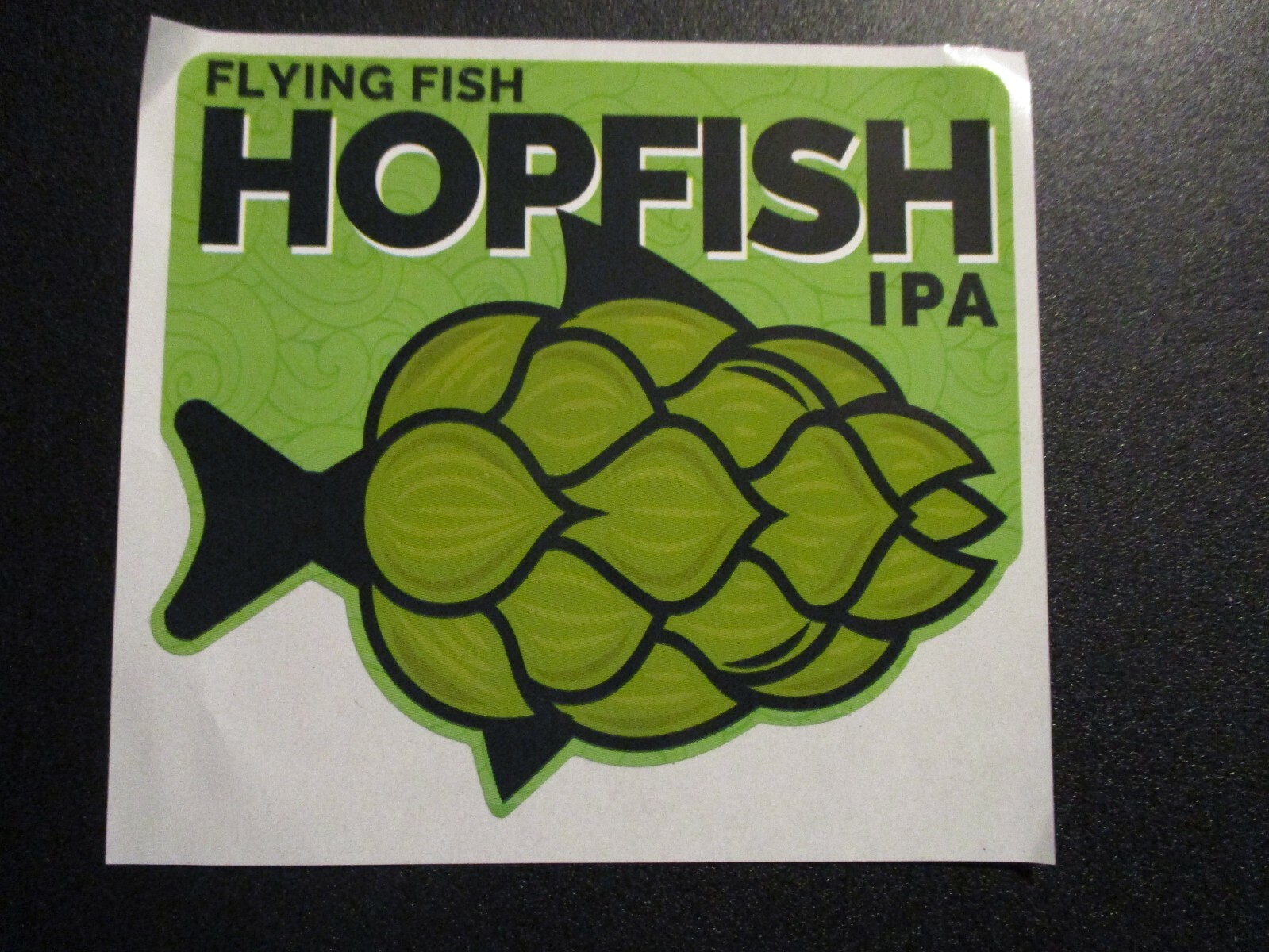 FLYING FISH BREWING CO Hopfish IPA can logo STICKER decal craft beer ...