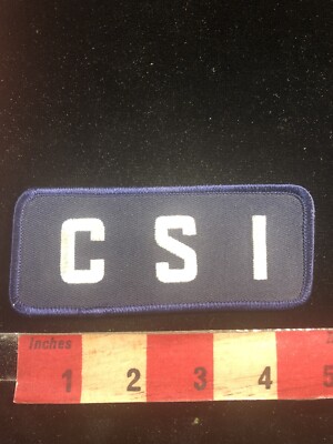 CSI Patch (Crime Scene Investigation) 00RV | eBay