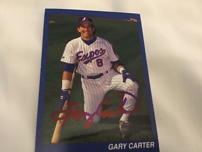Gary Carter autographed card - religious testimony | eBay
