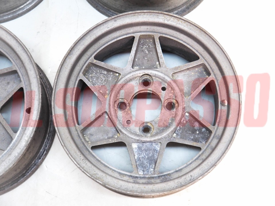 StilAuto Wheel Rims 6X13 Fiat 850 Coupe Spider 124 125 127 128 X19 A112 ...