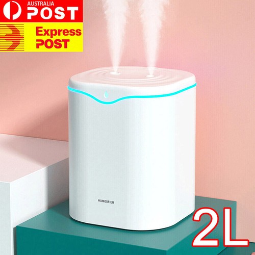 2000ml Humidifiers for Bedroom Large Room Office Cool Mist Air ...