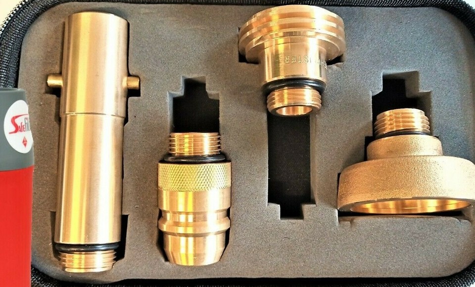 SAFEFILL UK BAYONET EXTENSION + 3 ADAPTERS FOR EUROPE +case | eBay UK