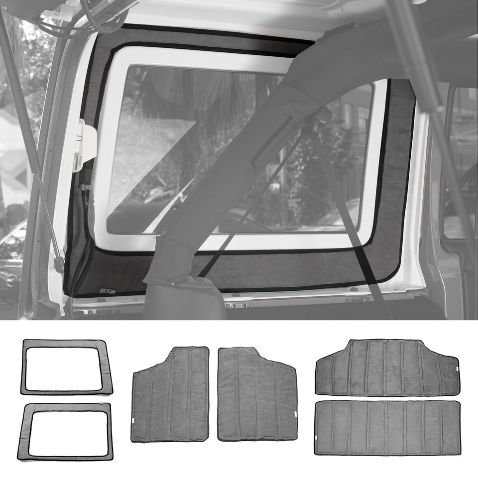 Tailgate Window/Hardtop Headliner Roof Insulation Kit for 12-17 Jeep ...