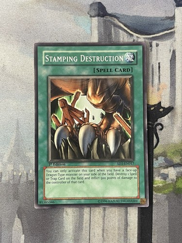 Yu-GI-OH Stamping Destruction Common SD1-EN017 1.Auflage | eBay.de