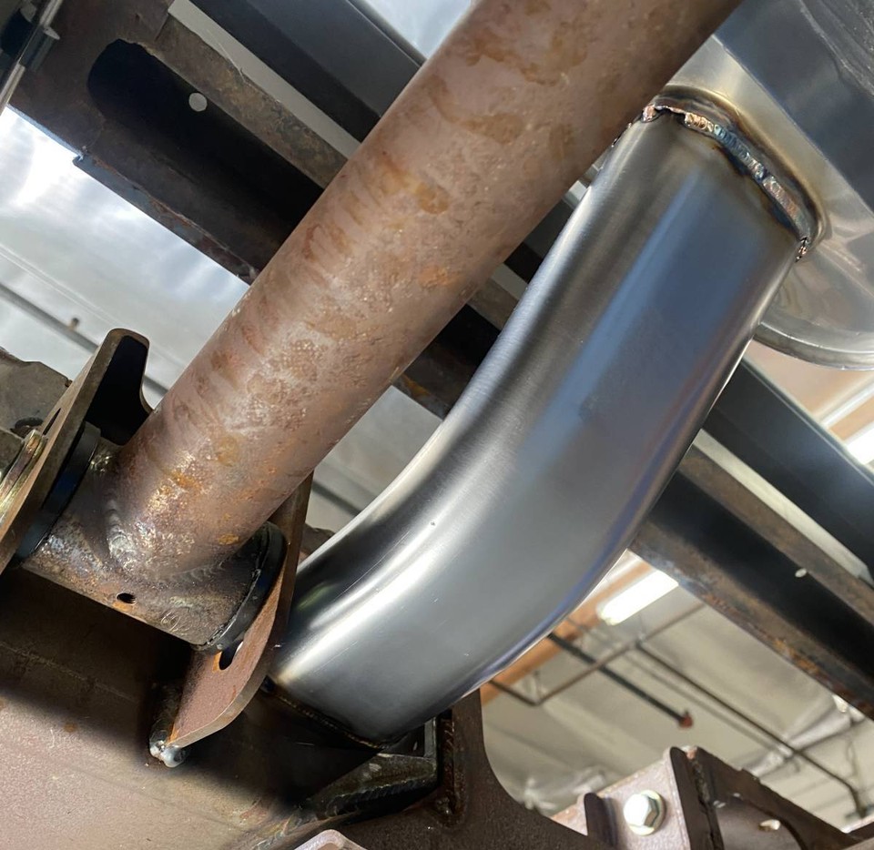 Oval Exhaust Tubing Pipe Stainless Steel Gray Performance Granatelli ...