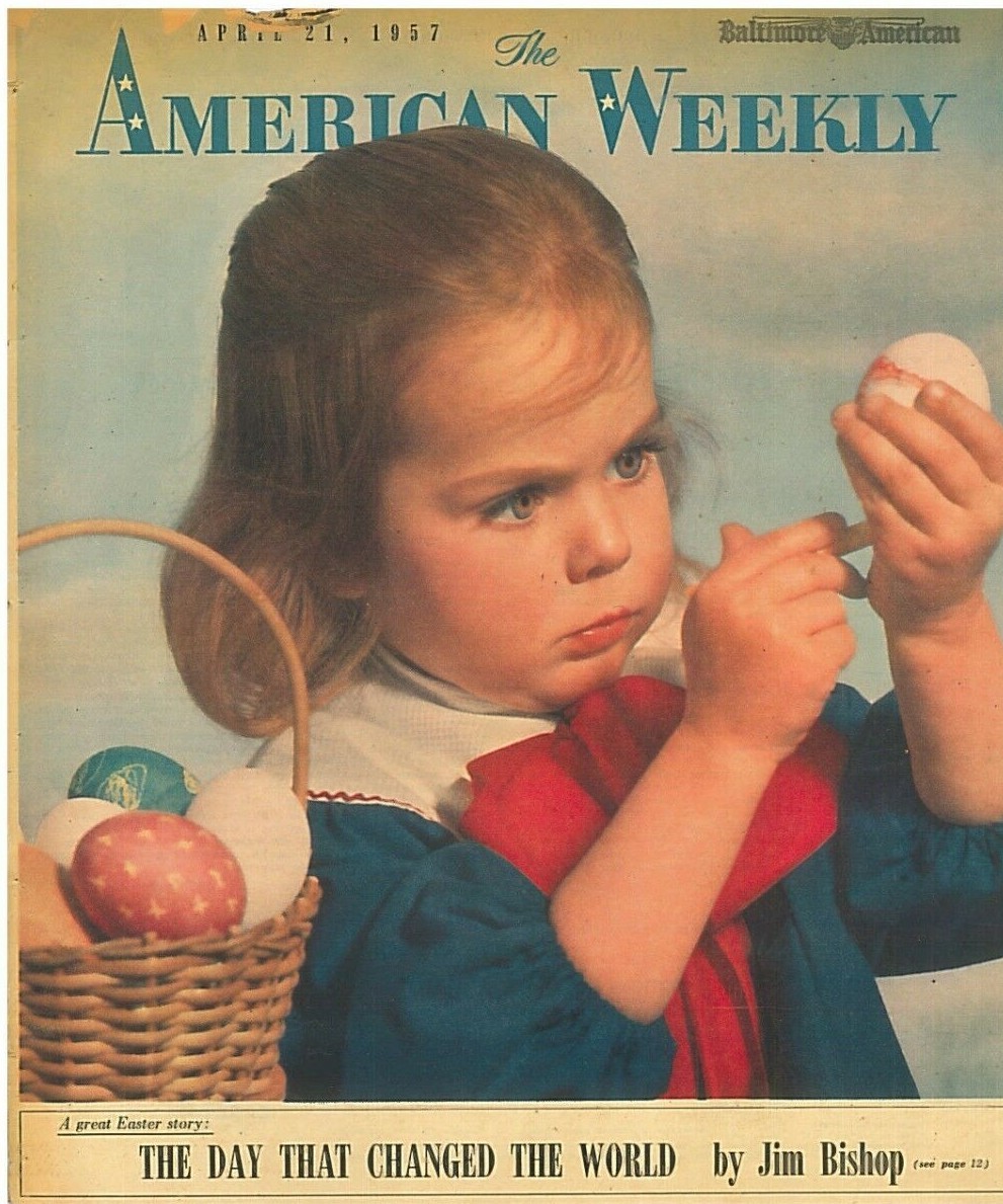 American Weekly Magazine April 21 1957 Joanne Woodward Archie J Old Jim ...