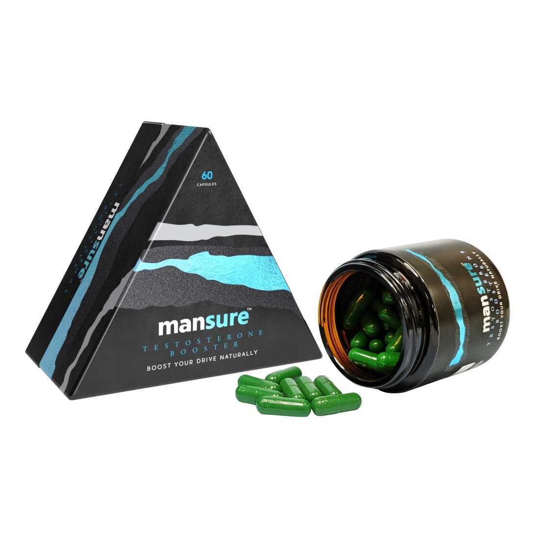 ManSure Testosterone Booster for Macho Confidence in Men - 60 Ayurvedic ...