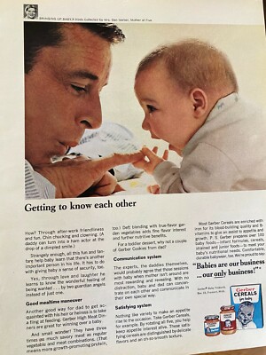 Gerber Baby Food, Full Page Vintage Print Ad | eBay